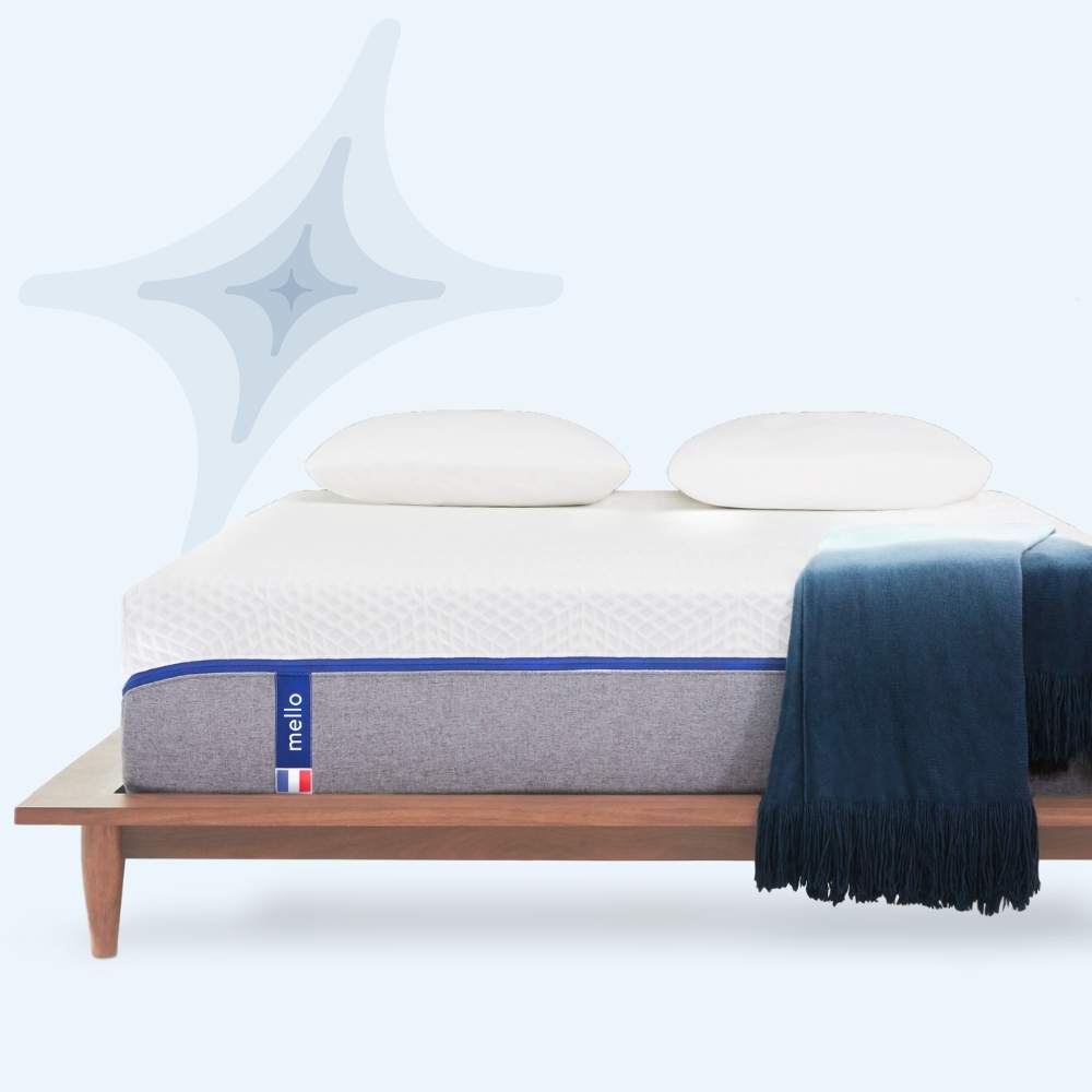 Matelas mémoire de forme - Fabriqué en France - Mello